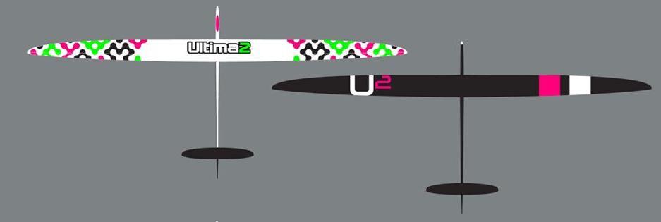 Ultima 2 F5J 4m - including protective bags