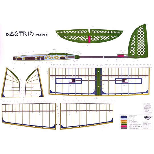 Astrid Elektro F5L 2m - RC Models - Electric F5J Gliders