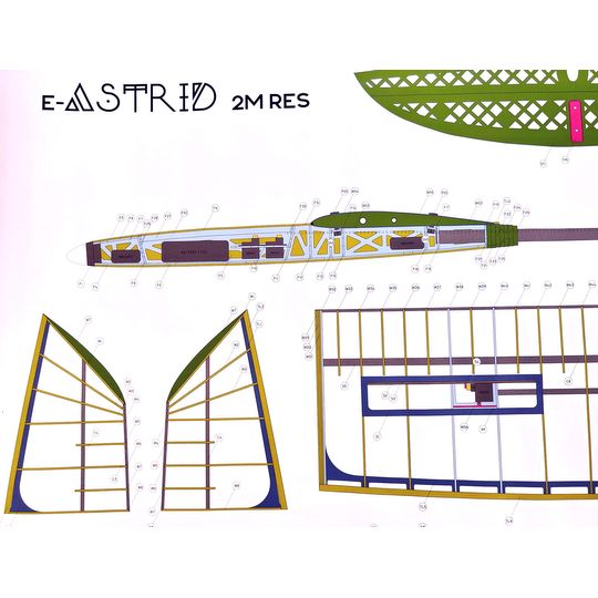 Astrid Elektro F5L 2m - RC Models - Electric F5J Gliders