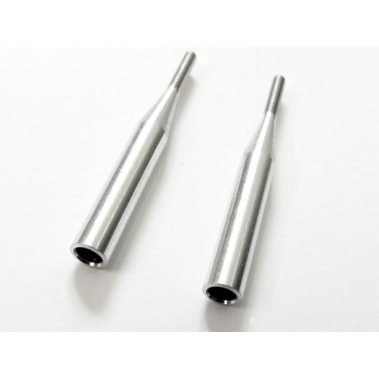 M2 Aluminium Pushrod Ends for 3mm Rods (2)