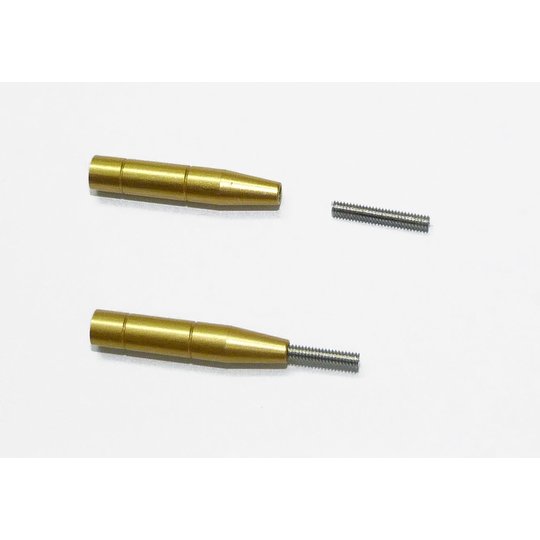 M2 Anodised Aluminium Pushrod Ends for 3mm Rods (2)