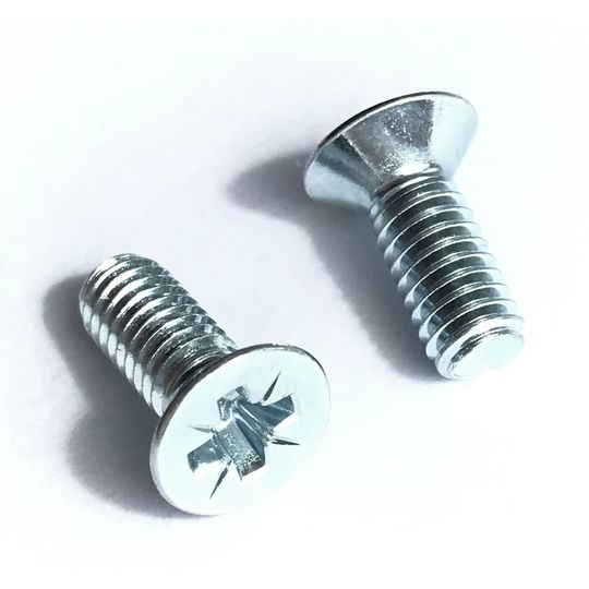 M4x10 mm Countersunk Pozi/Phillips Stainless Steel Screws (5)